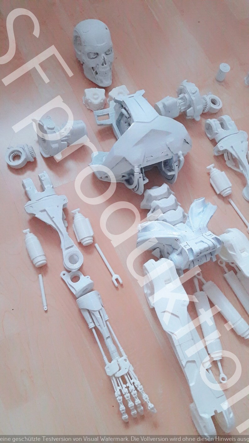 Genisys Terminator T800 Endoskeletton 1:1 Lifesize STL File - Etsy