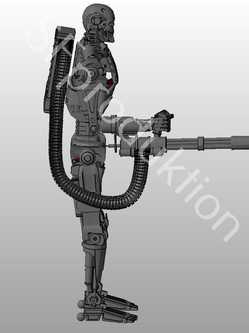 Terminator T600 STL Files /digital Download STL Files / 3D | Etsy