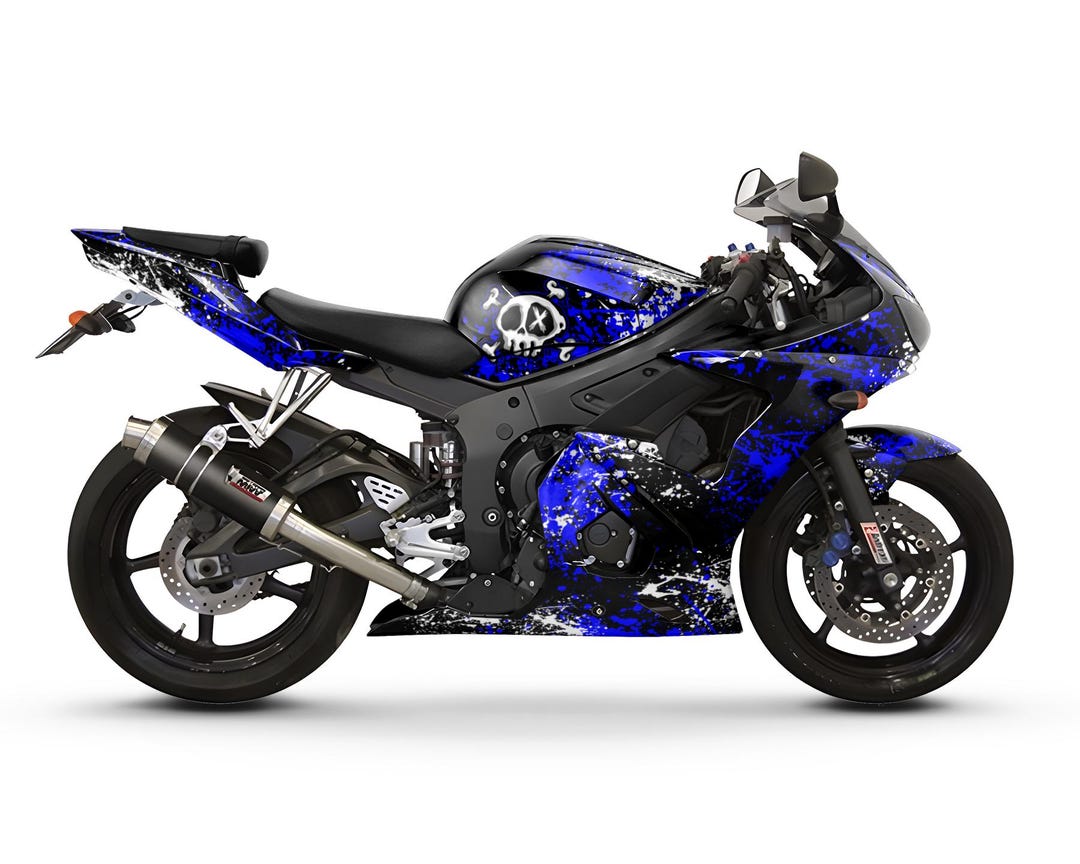 Graphic Kit for Yamaha R6 YZF-R6 2003-2005 "spirit" Motorcycle Decals ...