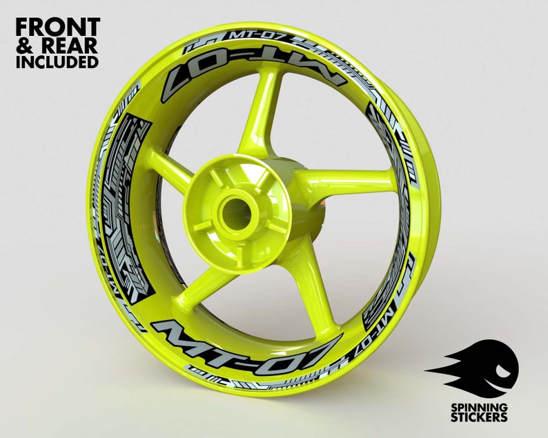 Wheel Stickers for Yamaha MT-07 MT07 Rim Tape Motorcycle - Etsy