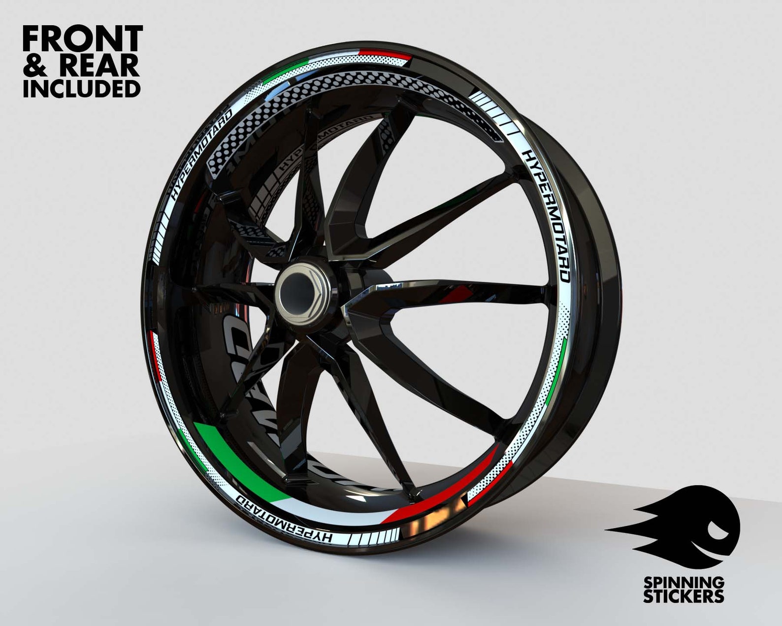 Wheel Stickers for Ducati HYPERMOTARD Rim Tape Motorcycle - Etsy