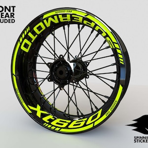 Wheel Stickers for Yamaha XT660 SUPERMOTO Tape Stripes Decals Graphics ...