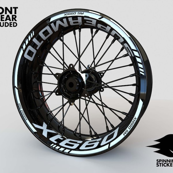 Supermoto Wheel Sticker - Etsy