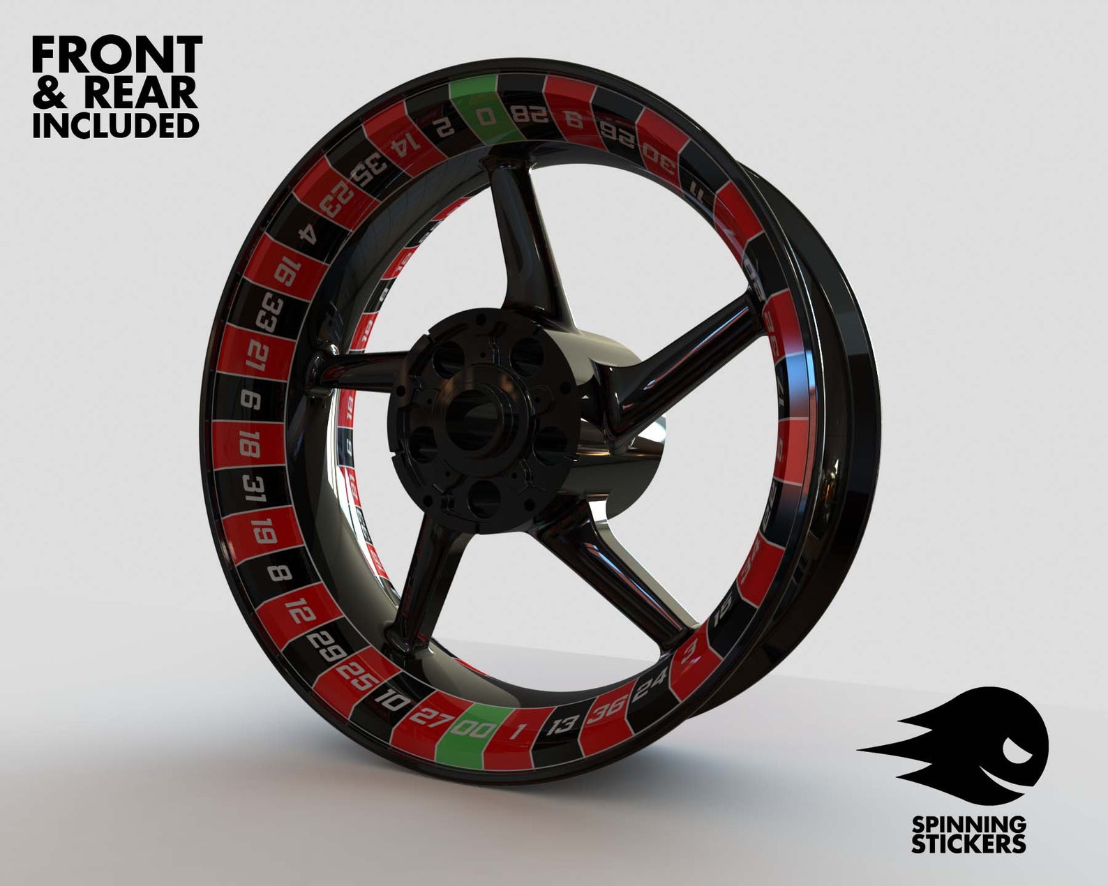 Wheel Stickers Roulette Wheel Rim Tape Motorcycle Decals - Etsy UK