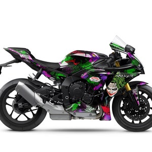 Graphic Kit for Yamaha R1 YZF-R1 2009-2023 "joker" Motorcycle Decals ...