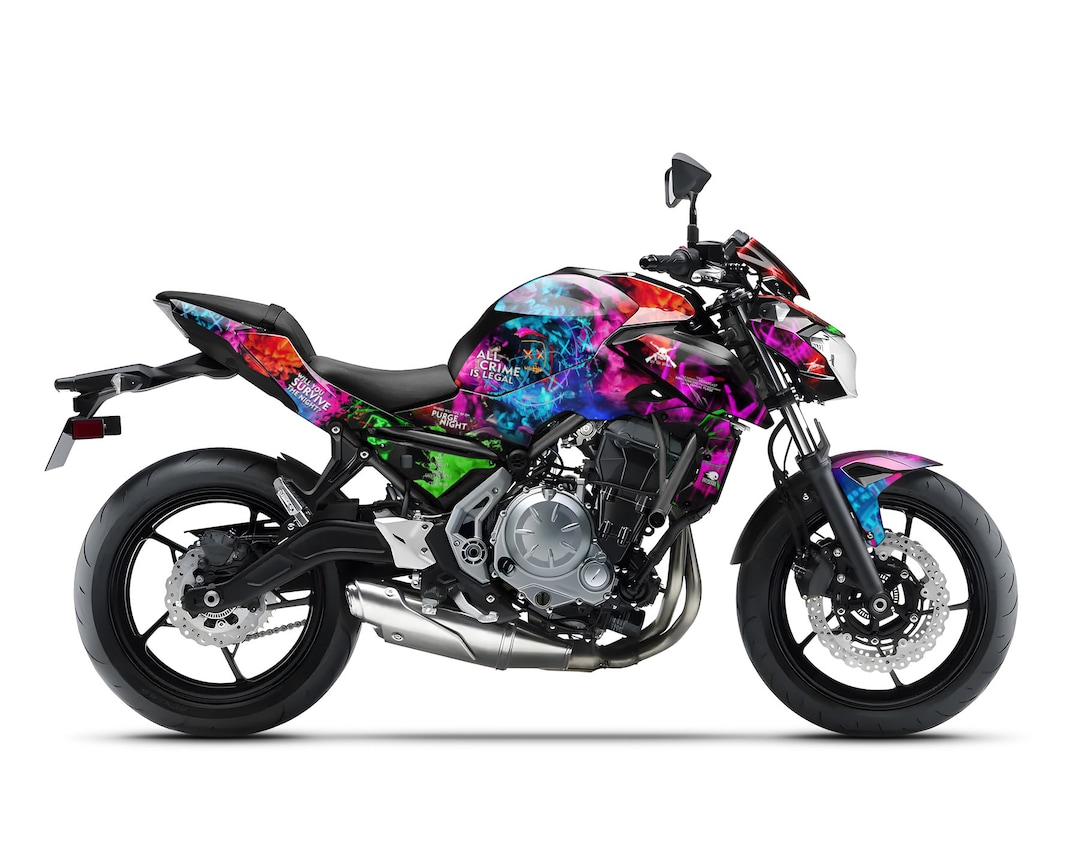Purge Graphic Kit for Z650 2017-2023 Motorcycle Decals Graphics ...