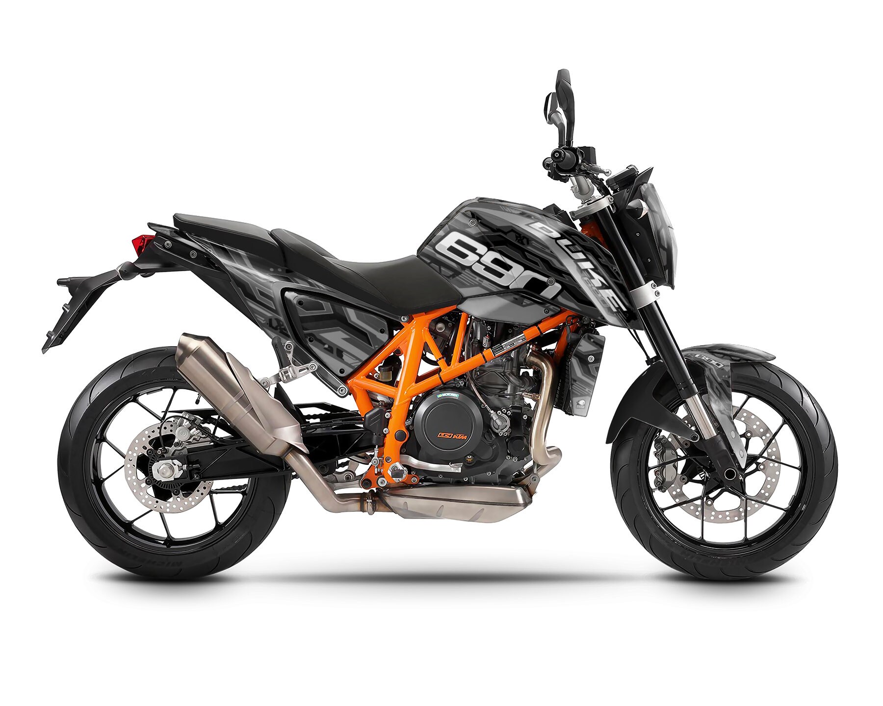 Graphic Kit for 690 Duke 2012-2020 "cyborg" Motorcycle Decals Graphics ...