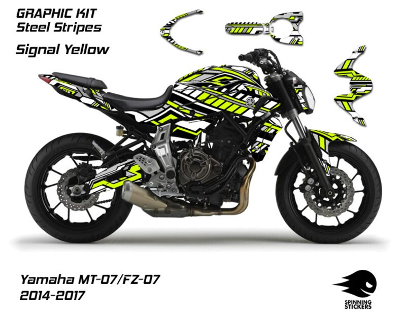 Graphic Kit for Yamaha MT-07 MT07 2014-2017 steel | Etsy