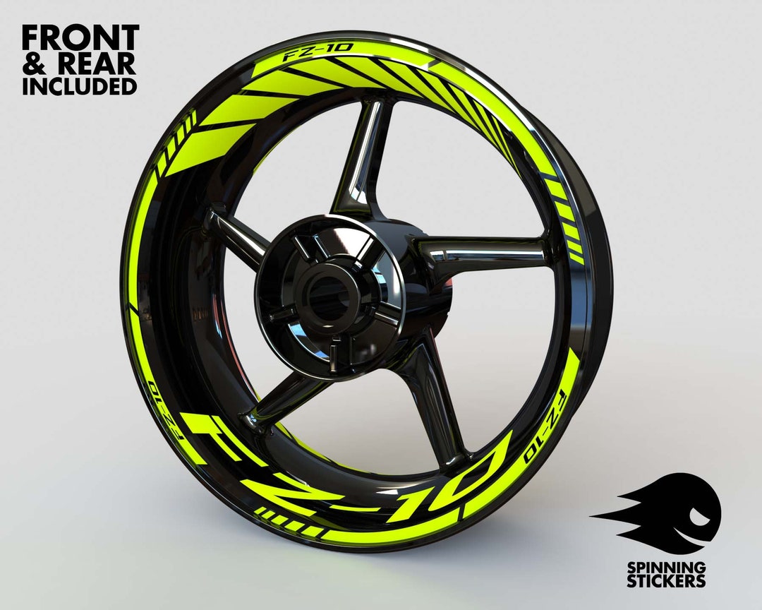 Wheel Stickers for Yamaha FZ-10 FZ10 Rim Tape Motorcycle Decals ...