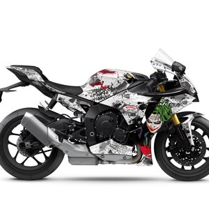 Graphic Kit for Yamaha R1 YZF-R1 2009-2023 "joker" Motorcycle Decals ...