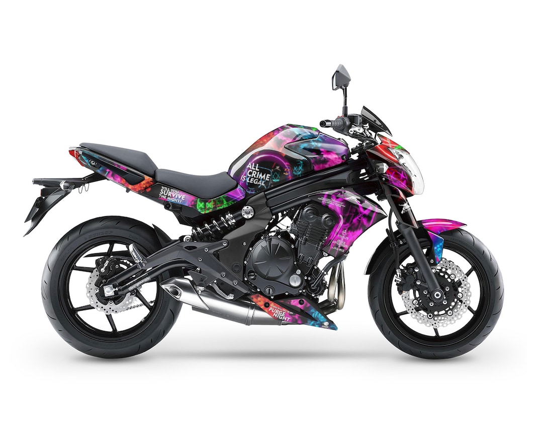 PURGE Graphic Kit for Er-6n 2012-2016 Motorcycle Decals Graphics ...