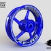 Wheel Stickers for Yamaha R3 YZF-R3 Rim Tape Stripes Decals Graphics ...