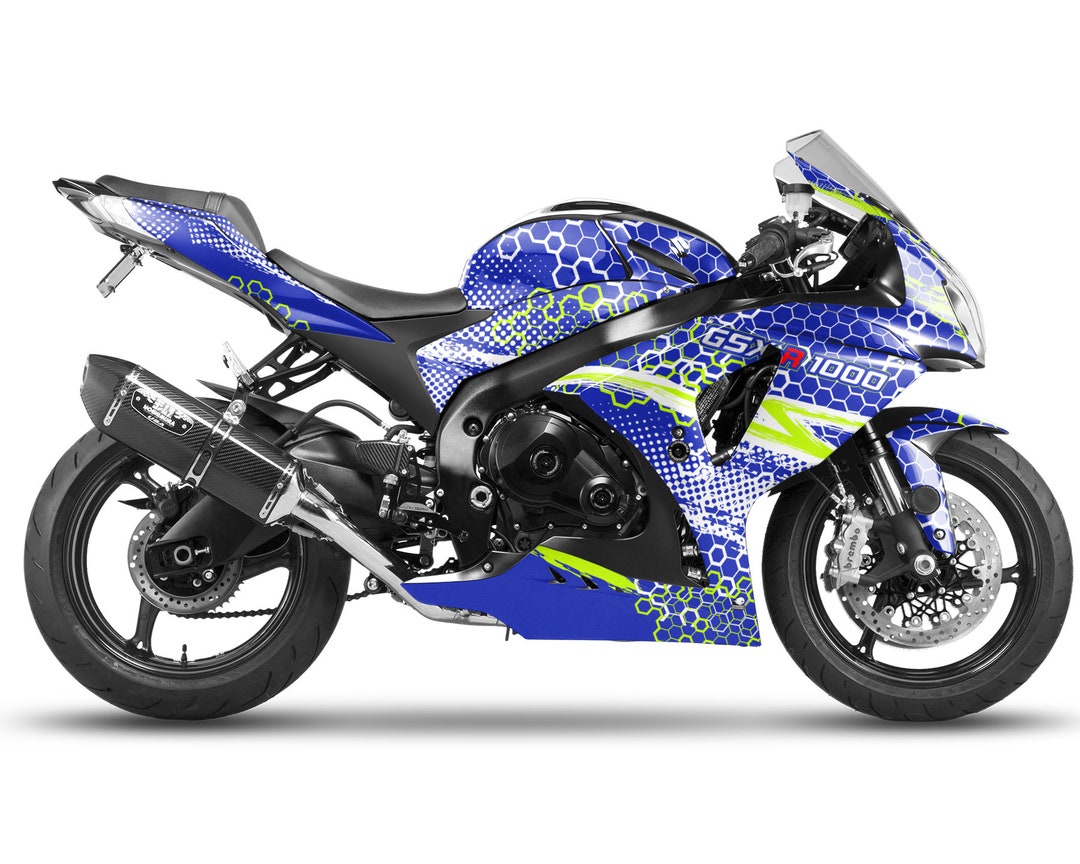 Graphic Kit for Suzuki GSXR GSX-R 1000 "barricade" 2009-2016 Motorcycle ...