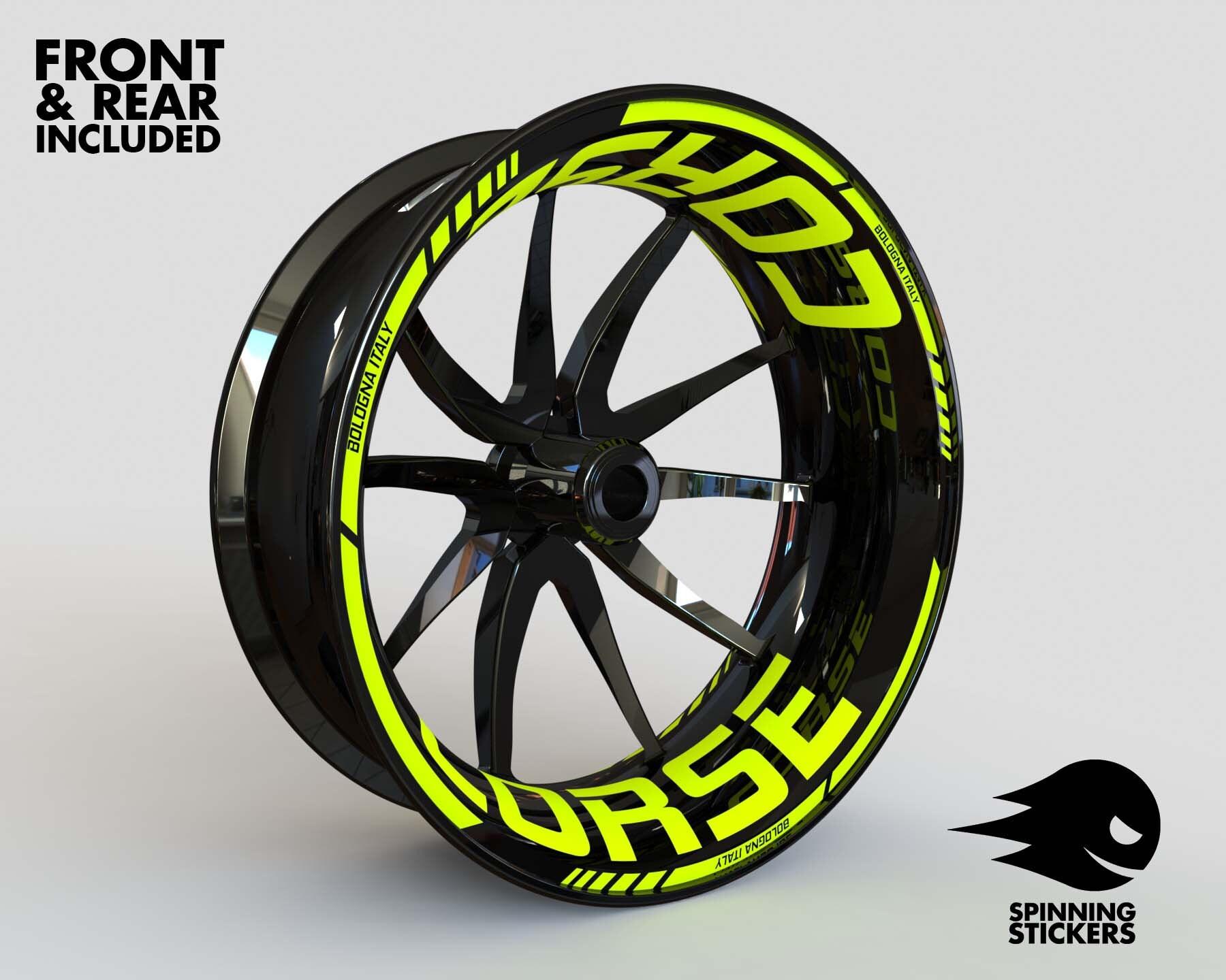 Wheel Stickers for Ducati CORSE Rim Tape Motorcycle Decals | Etsy