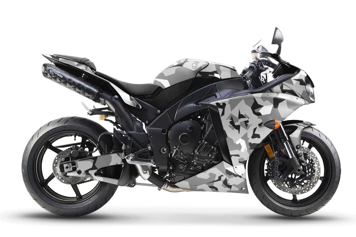 Graphic Kit for Yamaha R1 YZF-R1 2009-2014 "camo" Motorcycle Decals ...