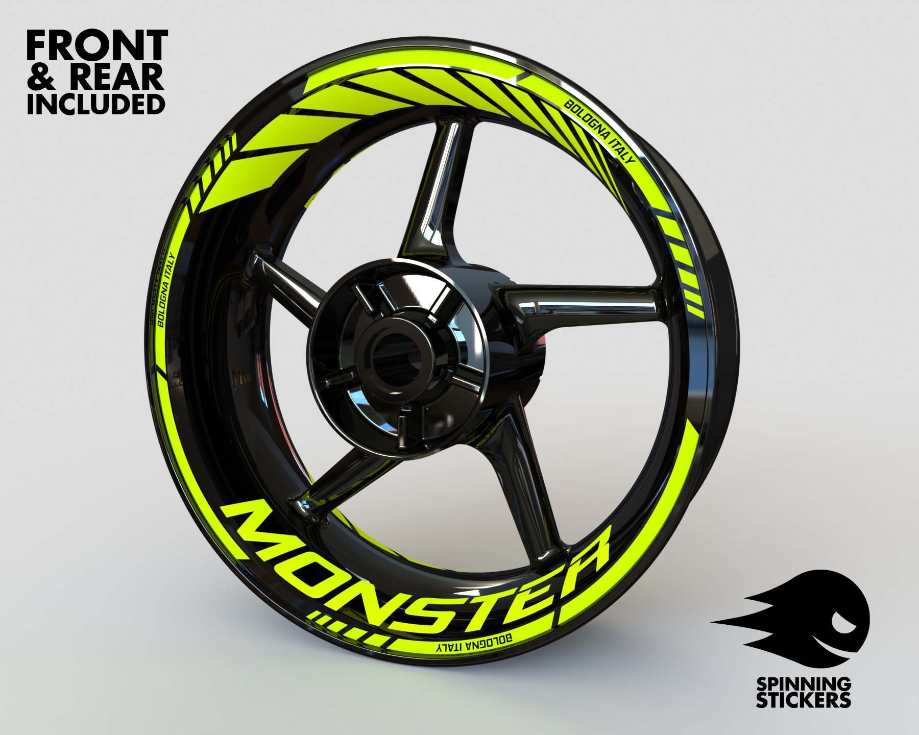 Wheel Stickers for Ducati MONSTER Rim Stickers Decals Tape - Etsy