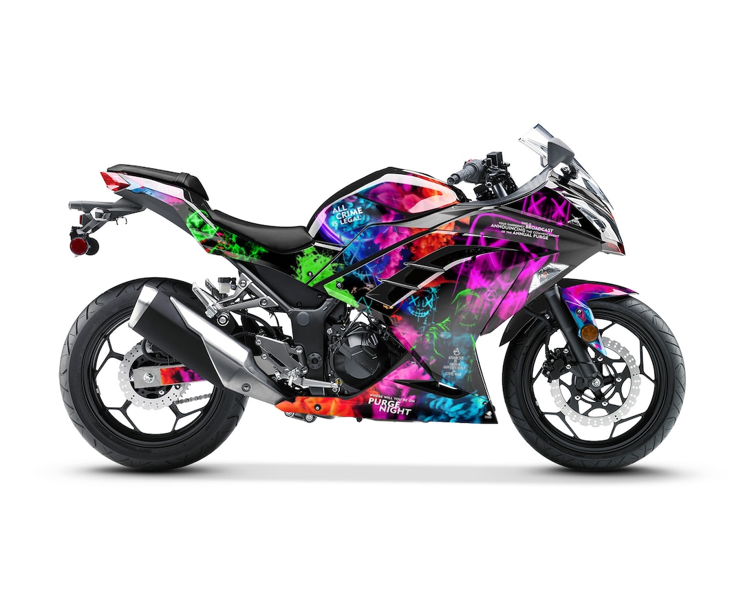 Purge Graphic Kit for Ninja 300 2013-2024 - Etsy