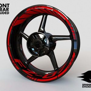 Wheel Stickers for Yamaha FZ-07 FZ07 Rim Tape Stripes Decals Graphics ...