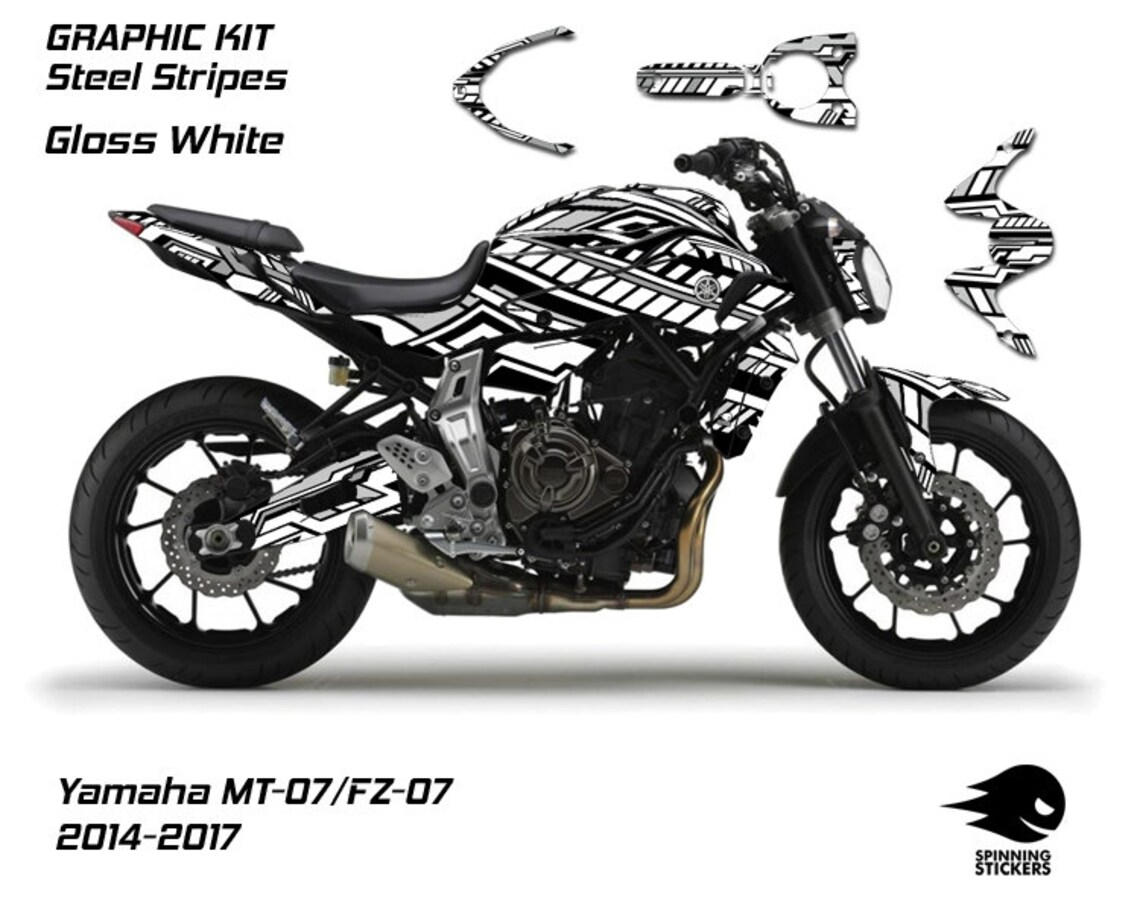 Graphic Kit for Yamaha MT-07 MT07 2014-2017 steel - Etsy UK