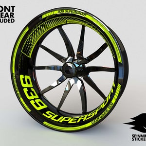 Wheel Stickers for Ducati 939 SUPERSPORT Rim Tape Motorcycle Decals ...