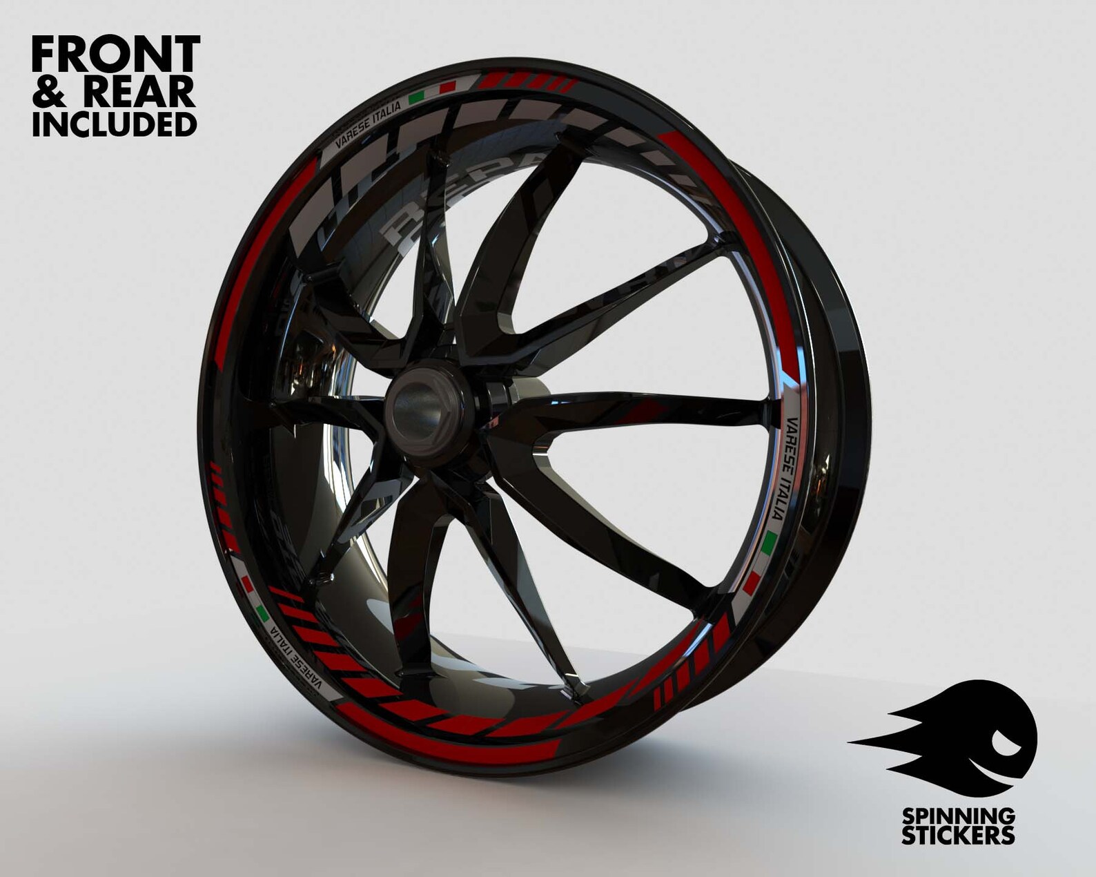 Wheel Stickers for MV AGUSTA 910 Rim Tape Motorcycle Decals Graphics 17 ...