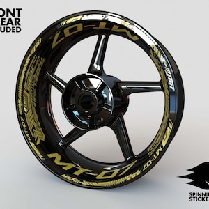 Wheel Stickers for Yamaha MT-07 MT07 Rim Tape Motorcycle Decals ...