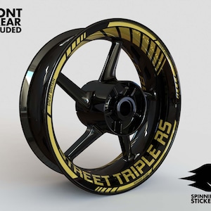 Wheel Stickers for Triumph Street Triple RS Rim Tape Motorcycle Decals ...