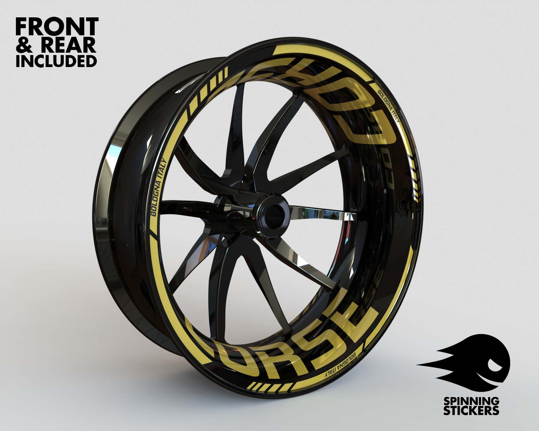 Wheel Stickers for Ducati CORSE Rim Tape Motorcycle Decals | Etsy