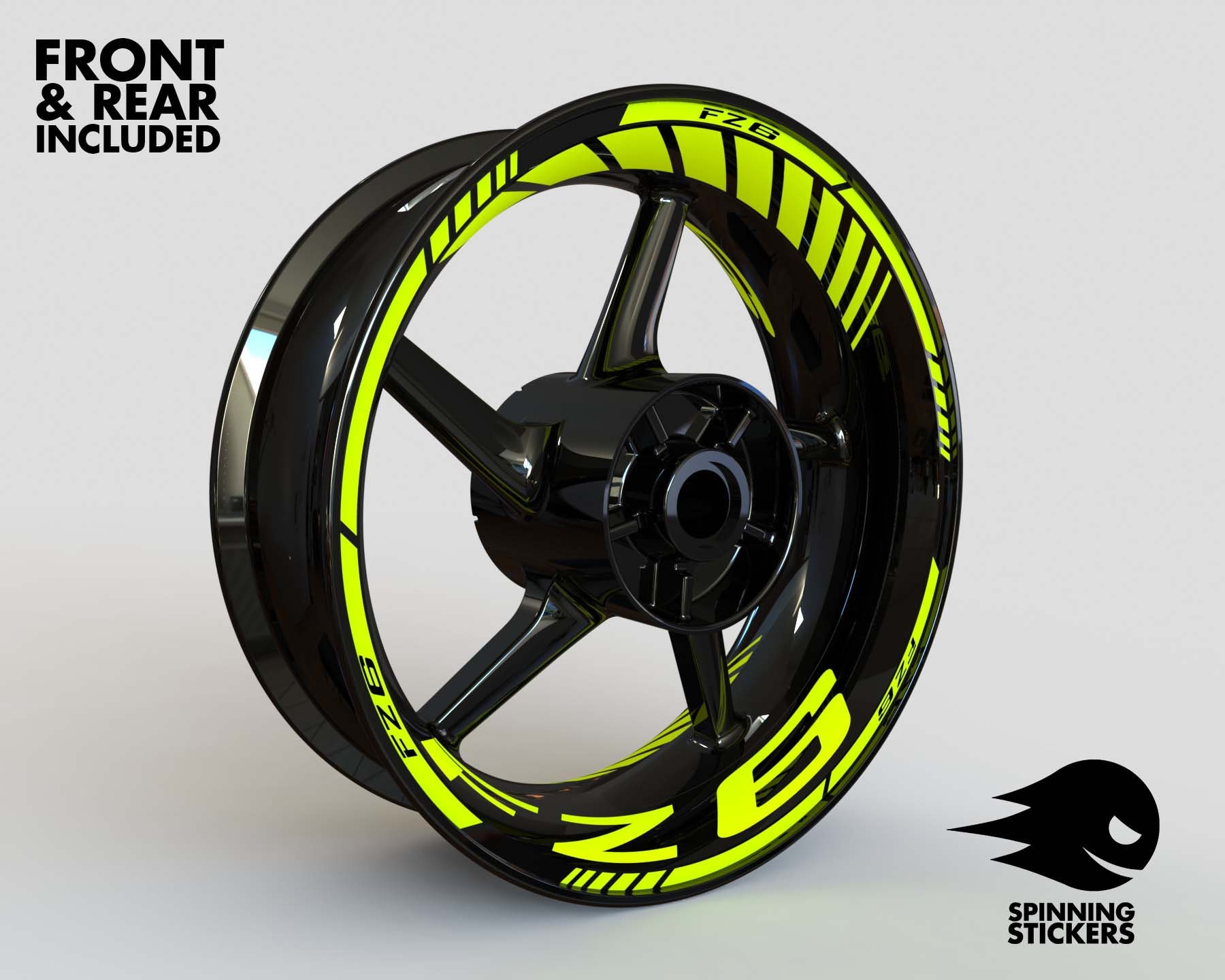 Wheel Stickers for Yamaha FZ6 FZ-6 Rim Stickers Decals Tape - Etsy