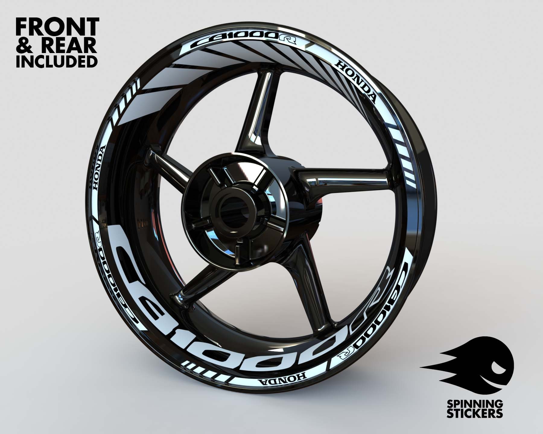 Fooqs Motorradfelge Felgenrandaufkleber Jante de moto cerchioni Llanta ...