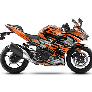 HEXAGON Design Graphic Kit for Ninja 400 2018-2023 Decals Graphics ...