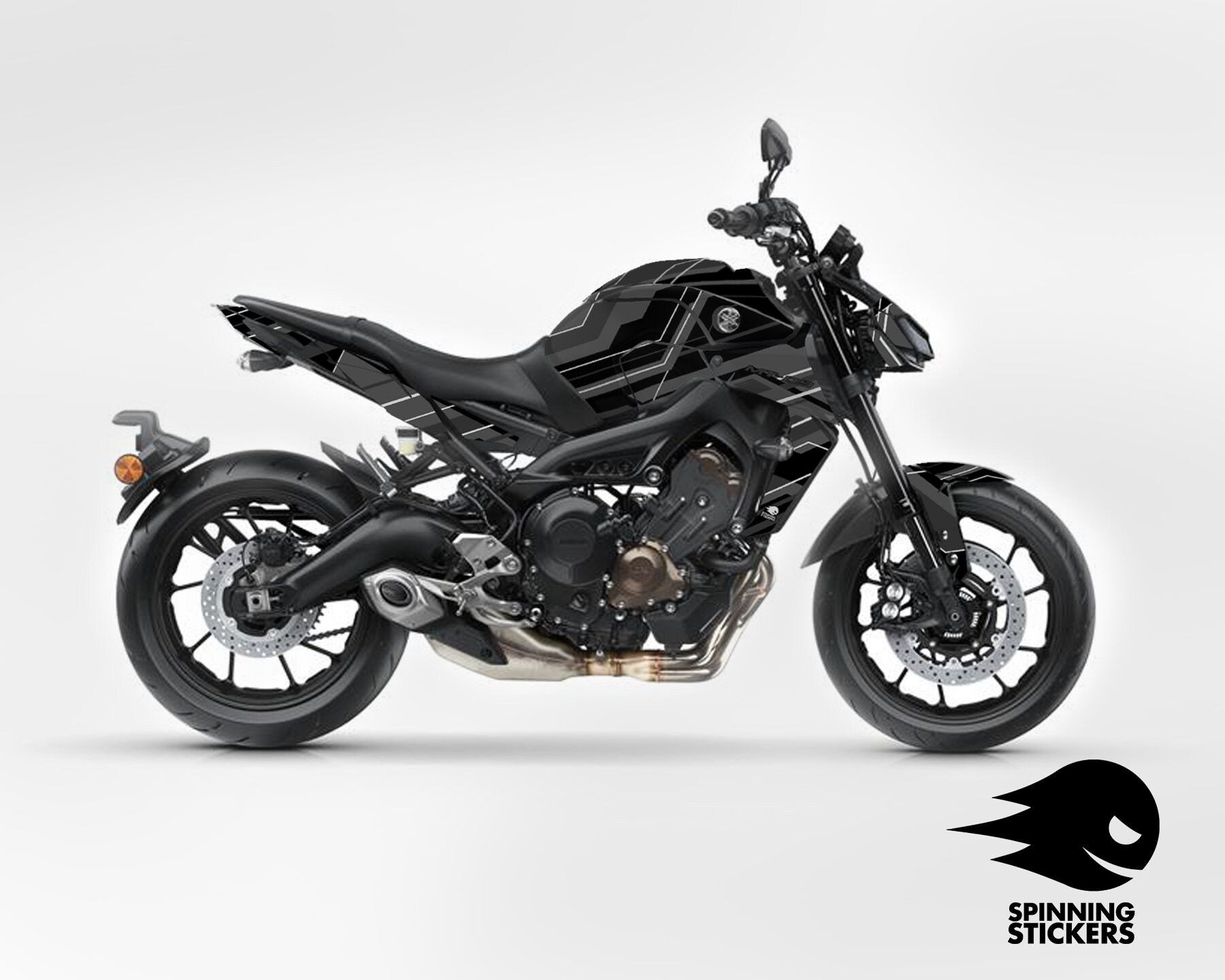 Graphic kit for Yamaha MT-09 MT09 Motorcycle Decals Graphics | Etsy