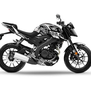Graphic Kit for Yamaha MT-125 MT125 2014-2019 "wrath" Motorcycle Decals ...