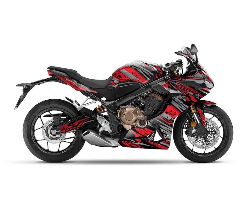Graphic Kit for Honda CBR650R 2019-2022 "wrath" Motorcycle Decals ...
