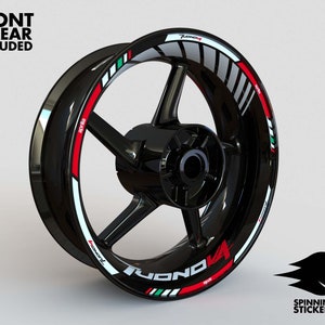 Wheel Stickers for Aprilia TUONO V4 Rim Stickers Decals Tape Stripes ...