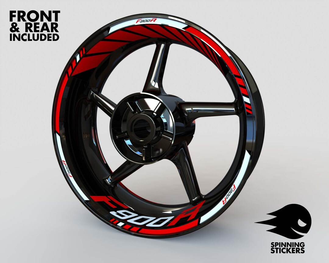 Wheel Stickers for BMW F900R Rim Tape Stripes Decals Graphics Liserets ...