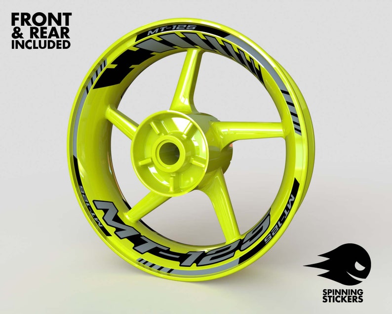 Radaufkleber Für Yahama Mt 125 Mt 125 Rim Tape Motorrad Aufkleber