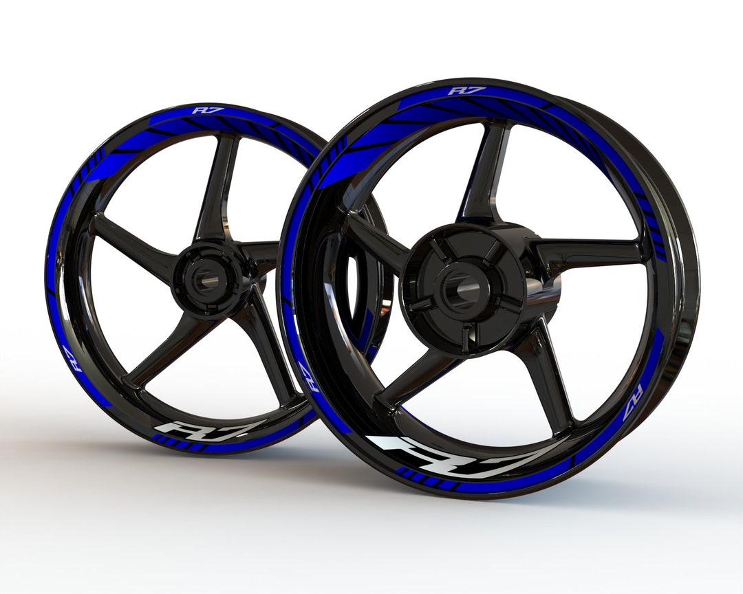 Wheel Stickers for YAMAHA R7 YZF-R7 Rim Tape Motorcycle Decals Graphics ...