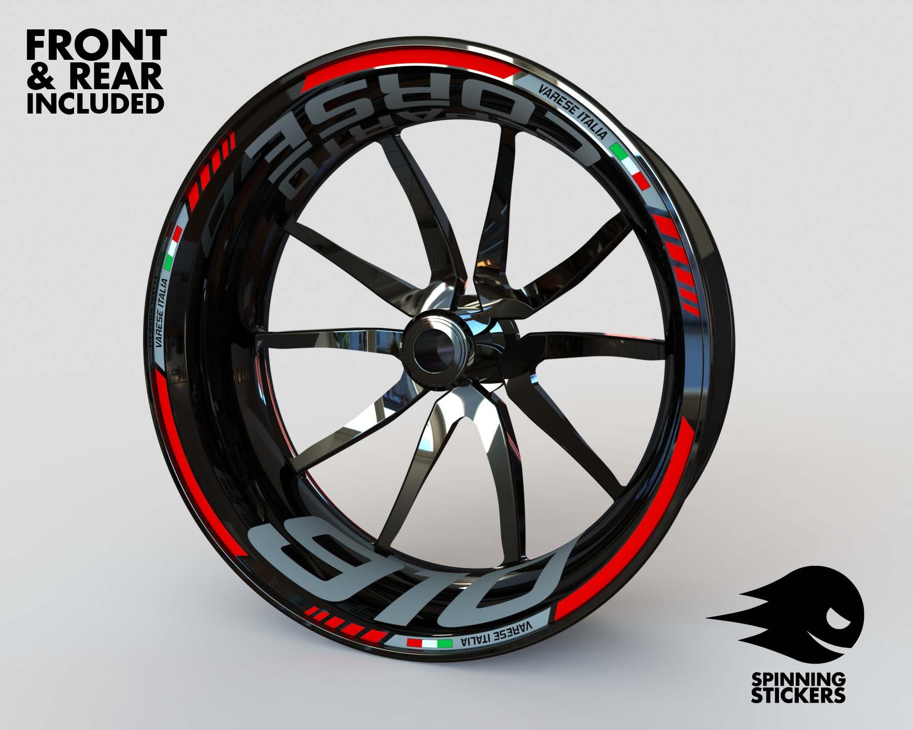 Wheel Stickers for MV AGUSTA 910 Rim Tape Motorcycle Decals Graphics 17 ...