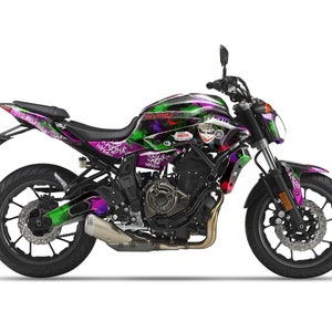 JOKER Graphic Kit for Yamaha MT-07 MT07 2014-2020 Motorcycle Decals ...