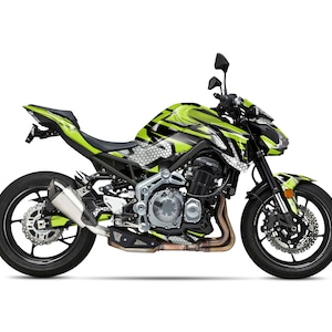 Graphic Kit "hexagon" for Z900 2017-2023 Motorcycle Decals Graphics ...