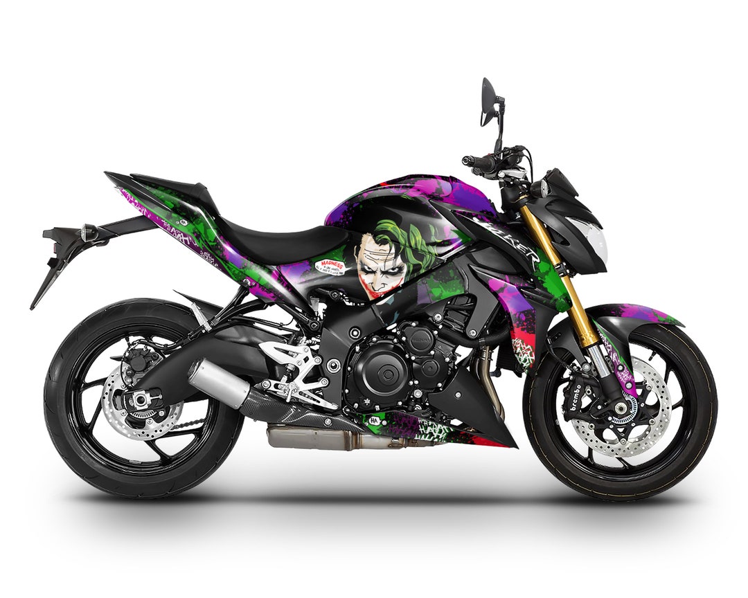 Graphic Kit for Suzuki GSXR GSX-S 1000 "joker" 2015-2020 Motorcycle ...
