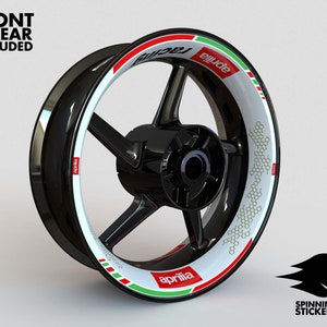 Wheel Stickers for Aprilia Rim Stickers Decals Tape Stripes Graphics ...