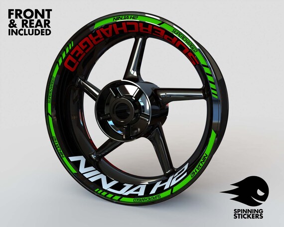 Paper & Party Supplies Stickers Kawasaki H2R Ninja Motorcycle Sticker ...