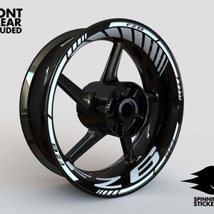 Wheel Stickers for Yamaha FZ6 FZ-6 Rim Stickers Decals Tape Stripes ...
