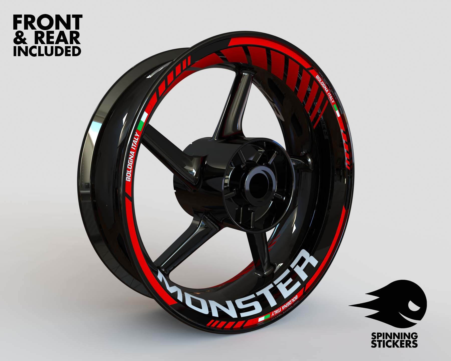 Wheel Stickers for Ducati MONSTER Rim Stickers Decals Tape - Etsy