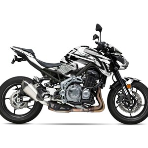 Graphic Kit "hexagon" for Z900 2017-2023 Motorcycle Decals Graphics ...