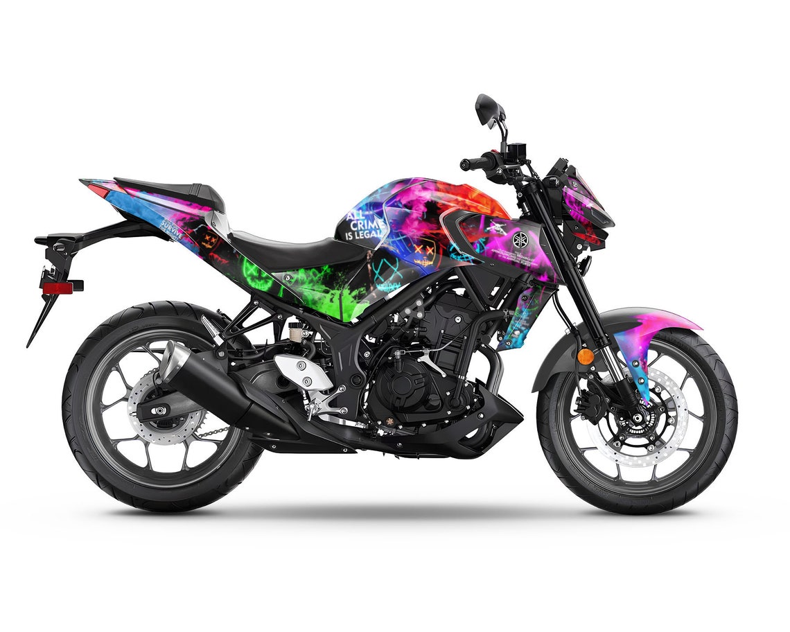 Graphic Kit for Yamaha MT-03 MT03 2015-2023 "purge" Motorcycle Decals ...