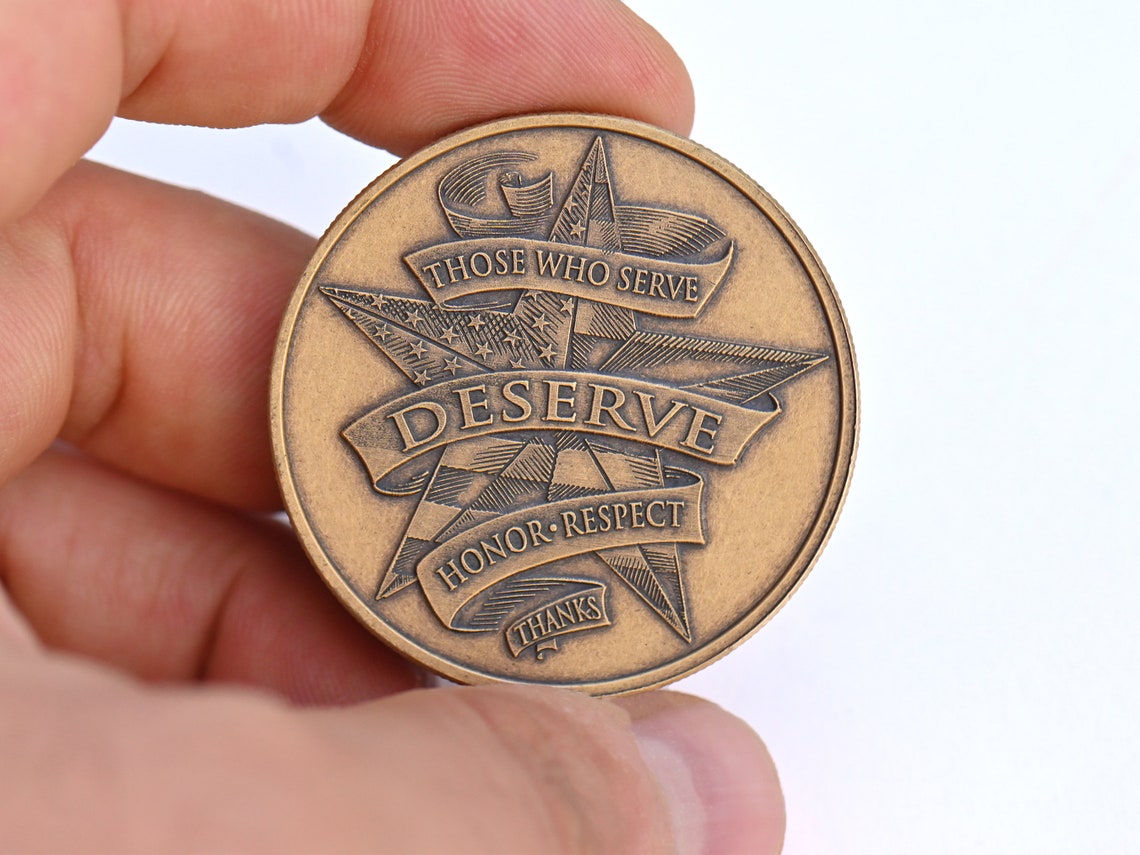 Patriotic Coin | US Veteran Military Challenge Coin | American Eagle ...