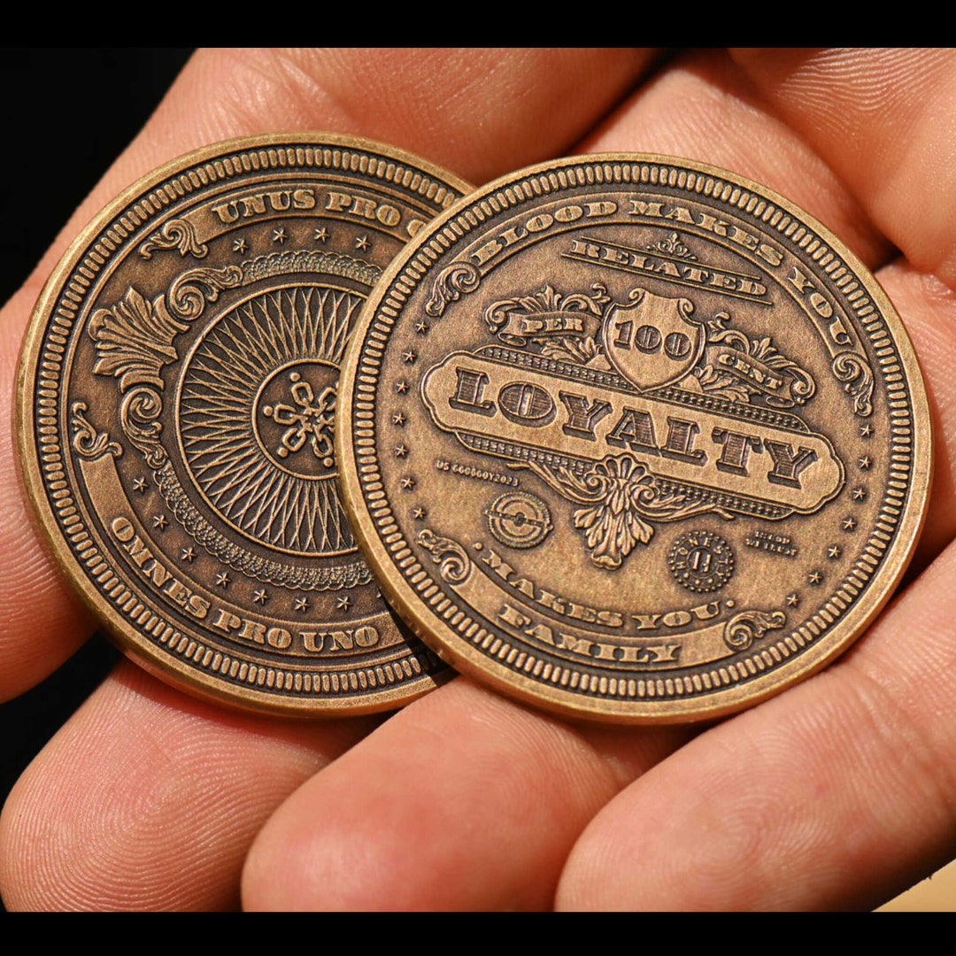 Loyalty Coin EDC Reminder Coins American Dollar Challenge Coin ...